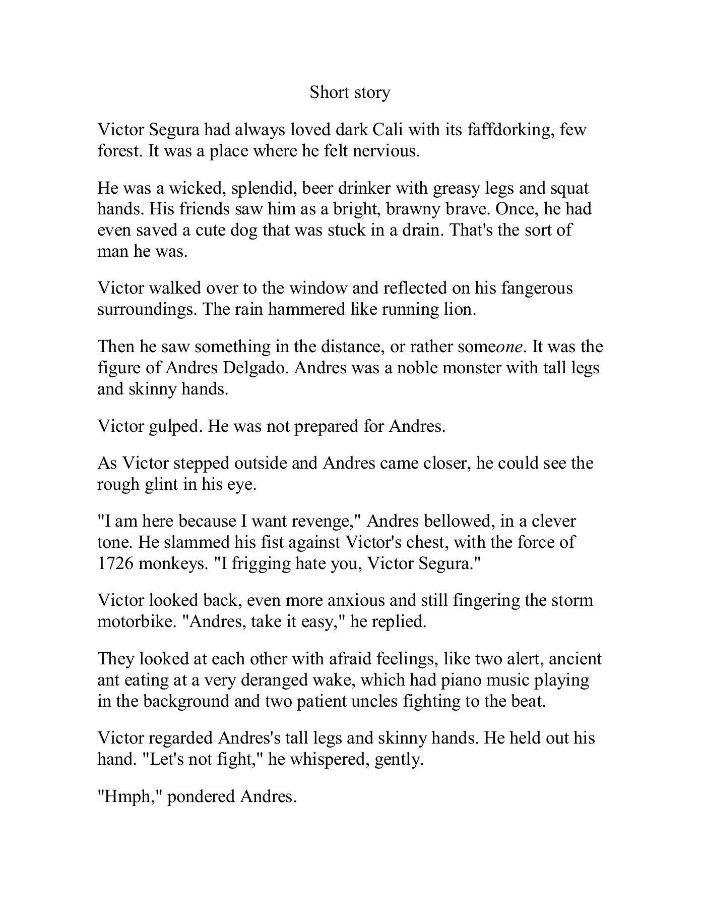 SHORT STORY - Vikosc191 - Page 1 - 2 | Flip PDF Online | PubHTML5