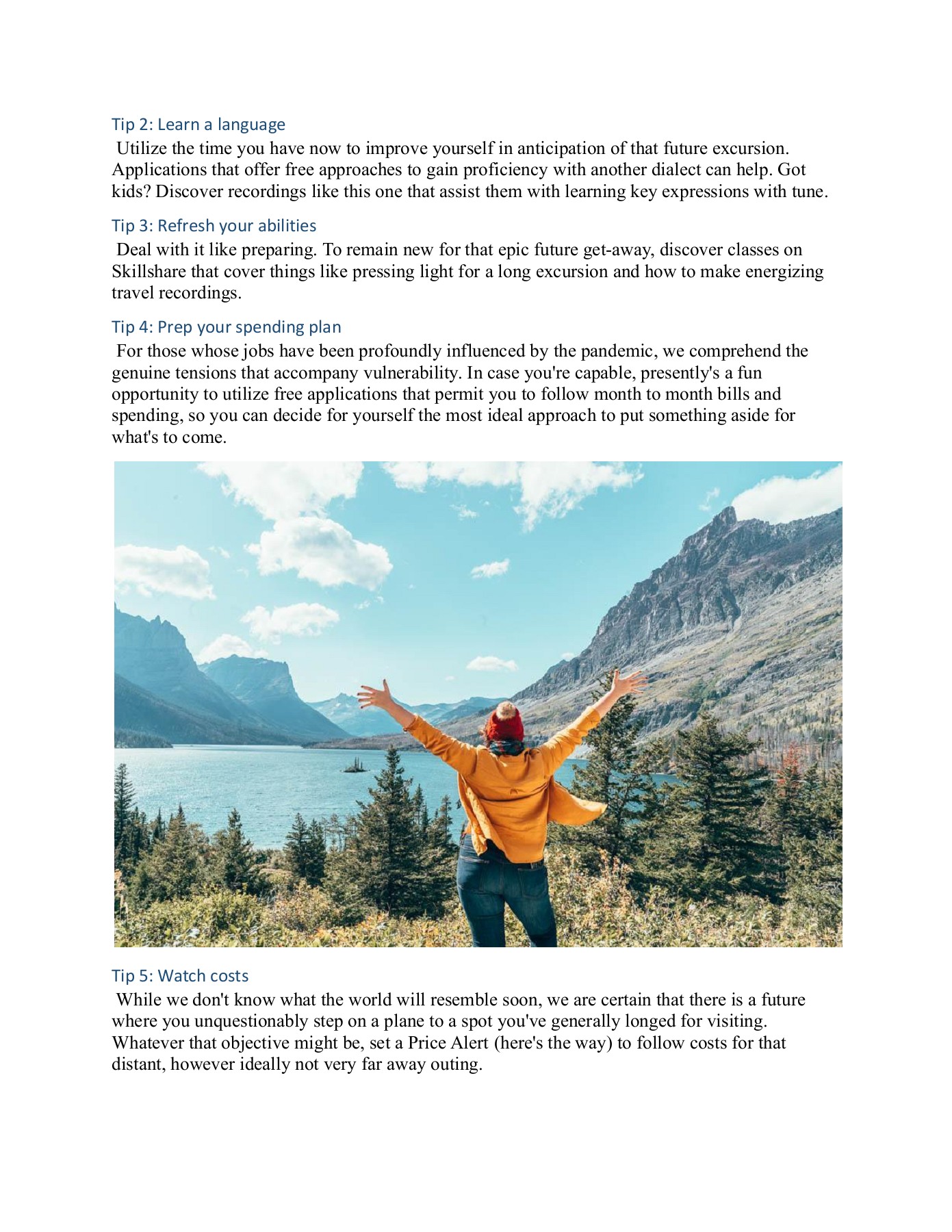 Tips To Plan Your Future Trip - Emily Stuart - Page 2 | Flip PDF Online ...