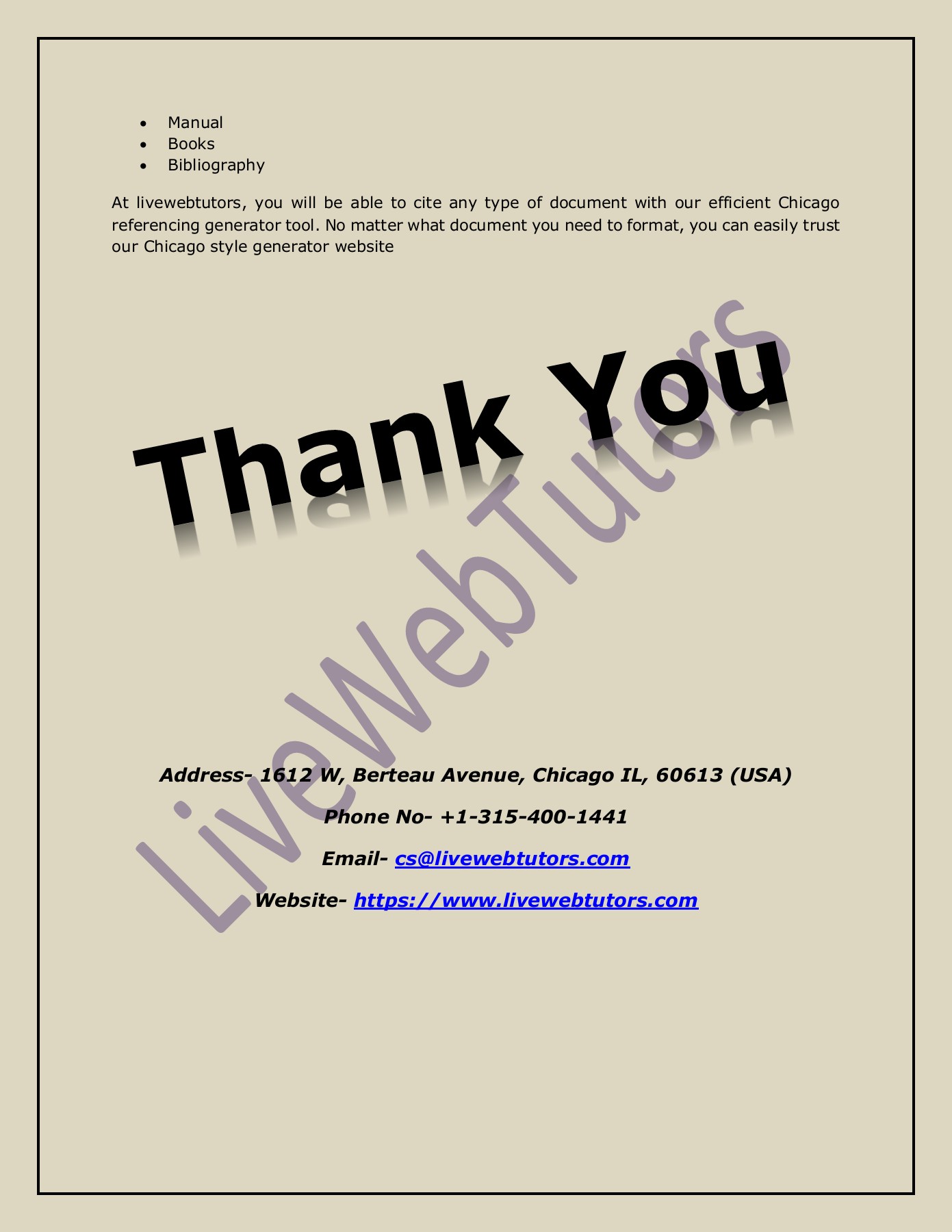 A proper and accurate guide on Chicago Referencing Generator ...