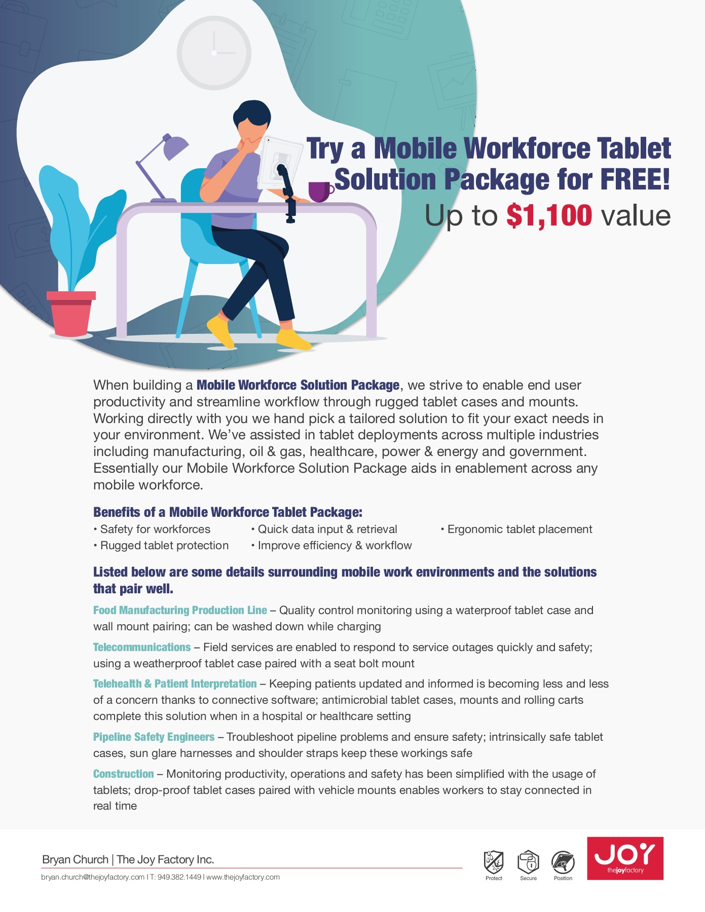 The Joy Factory Mobile Workforce Tablet Solution Package Promotion ...