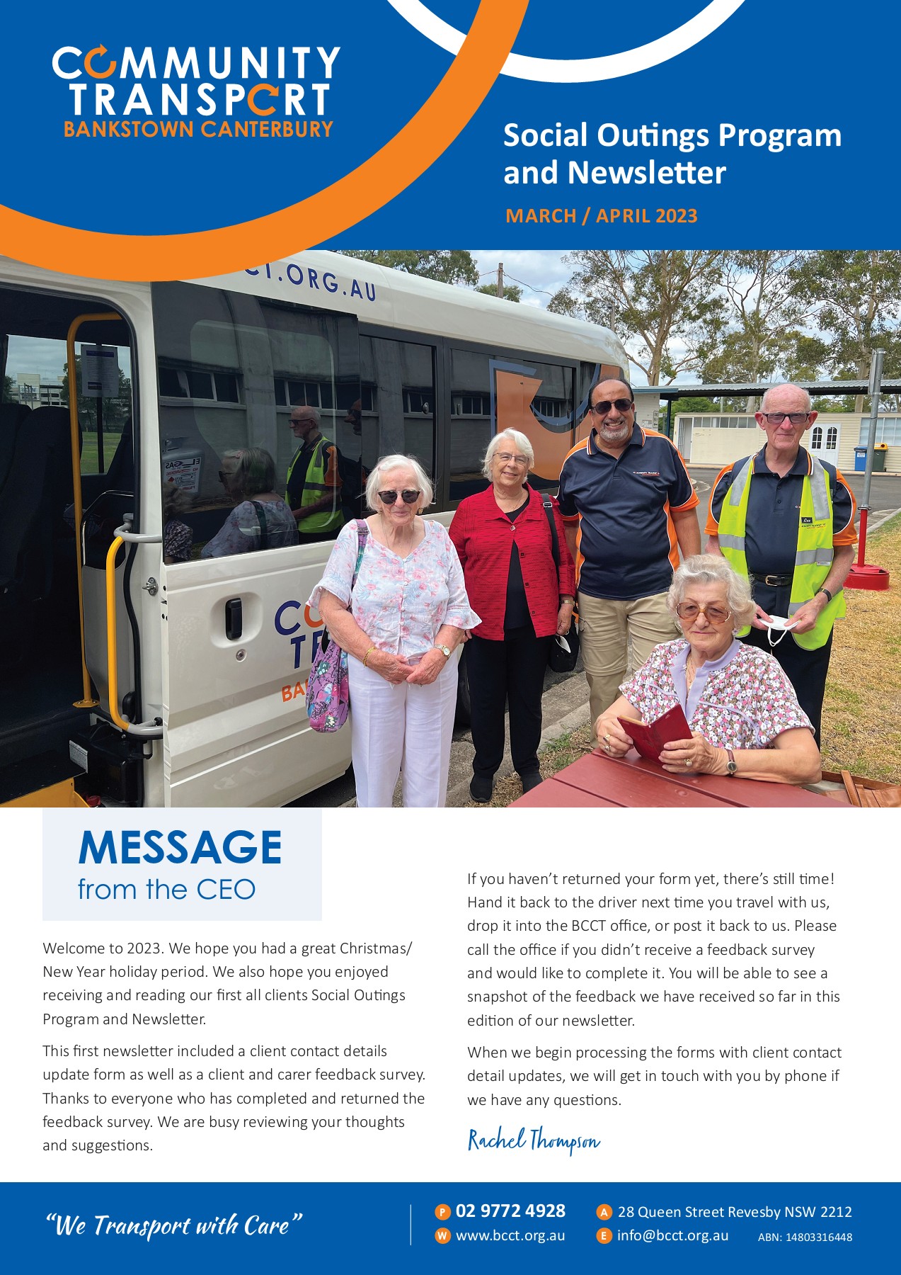 BCCT Newsletter March–April 2023 - rachel.thompson - Page 1 - 8 | Flip ...