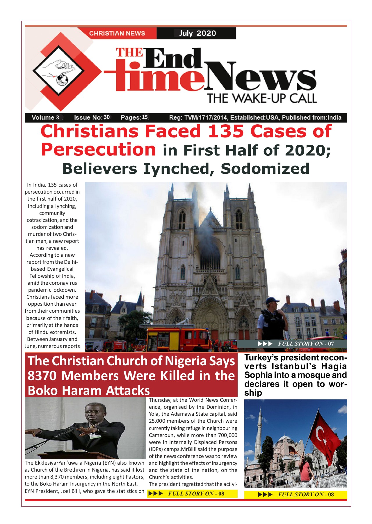 ENGLISH NEWSLETTER JULY 2020 - The Endtime News - Page 1 - 15 | Flip ...