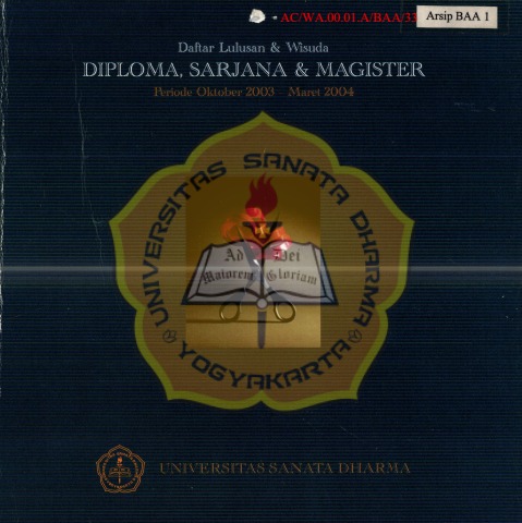 Daftar Lulusan dan Wisuda Diploma, Sarjana dan Magister Universitas ...