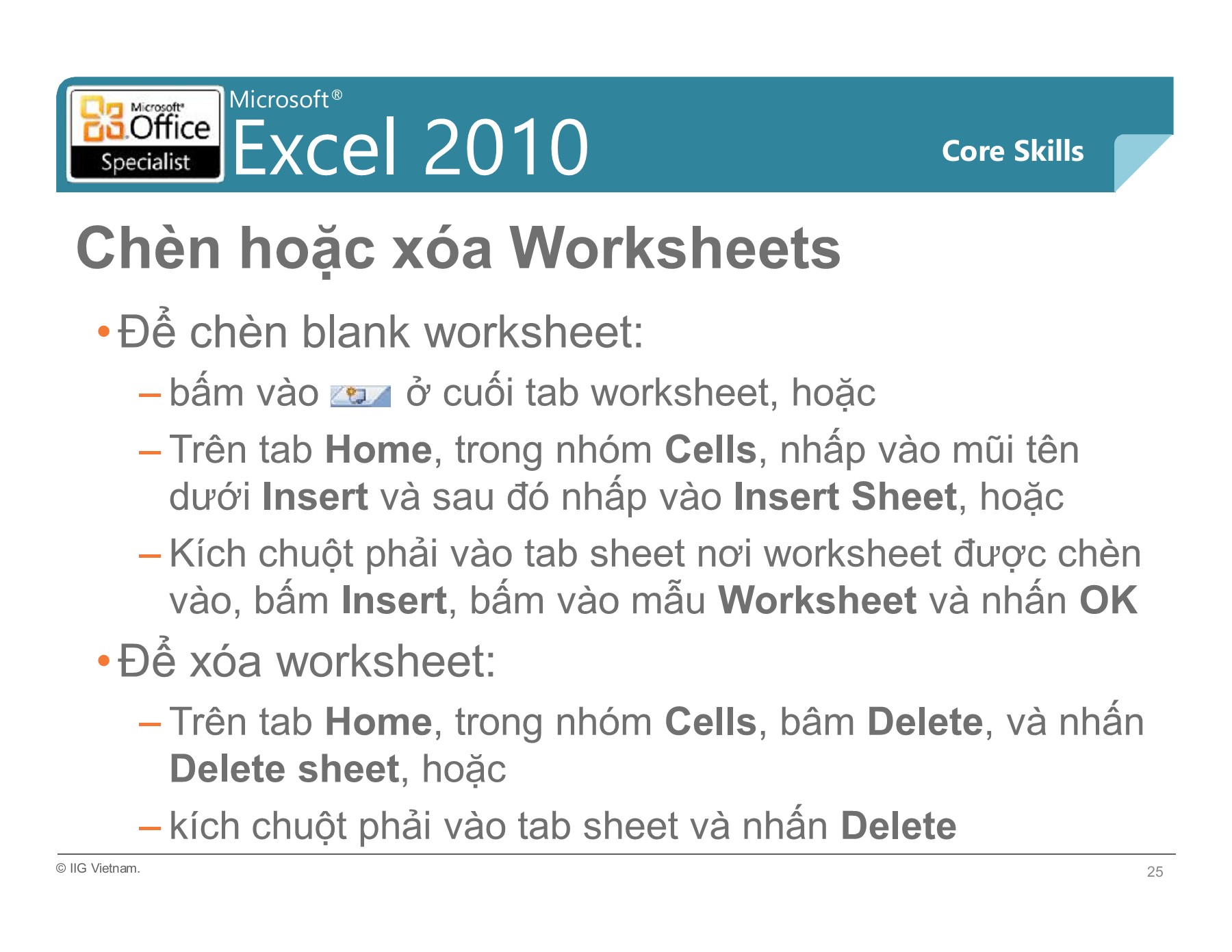 Tài liệu học và ôn MOS Excel 2010 - Tiểu Học Chi Lăng Nam - Page 60 ...