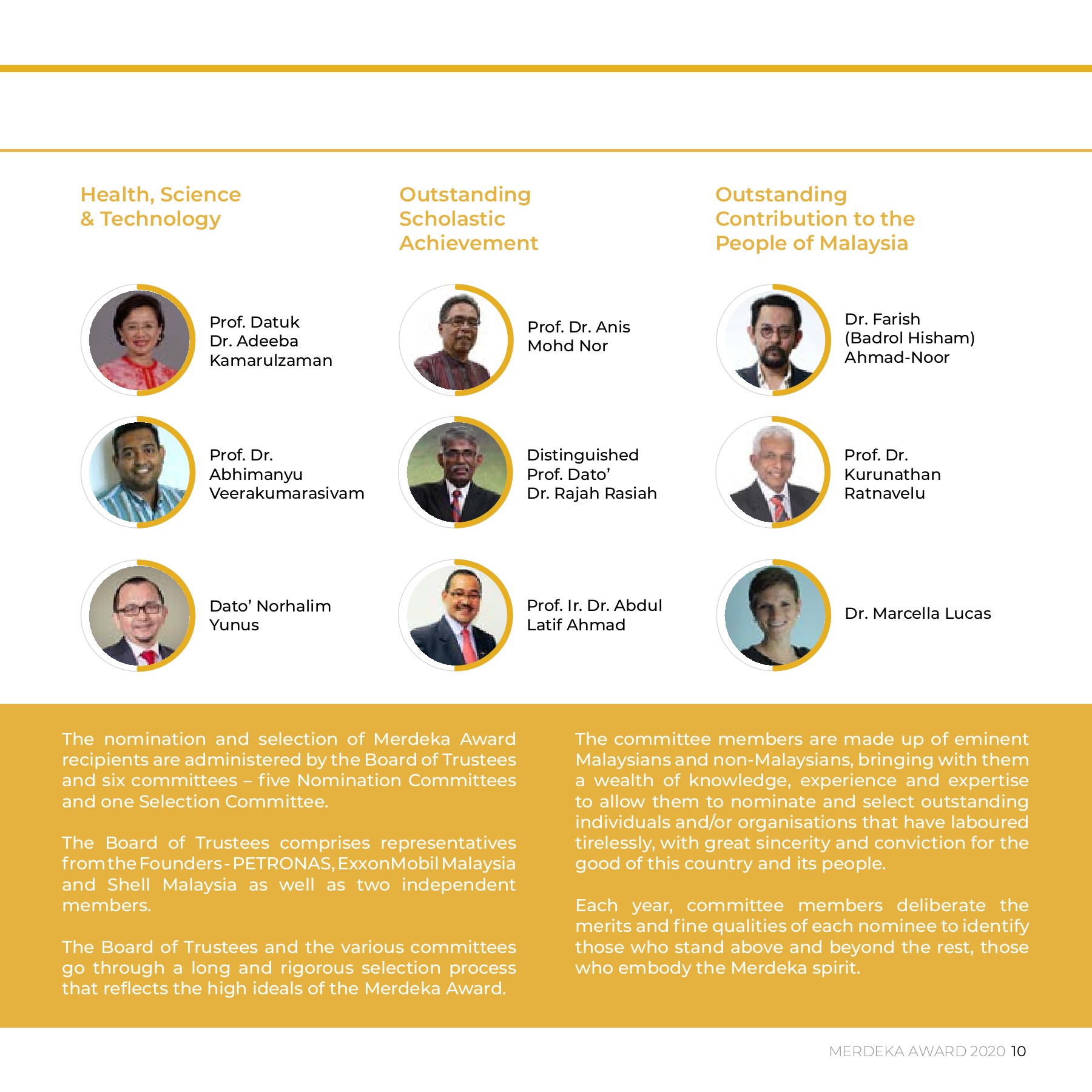 2020 Merdeka Award Commemorative Book - mkhairishah.shaharan - Page 11 ...