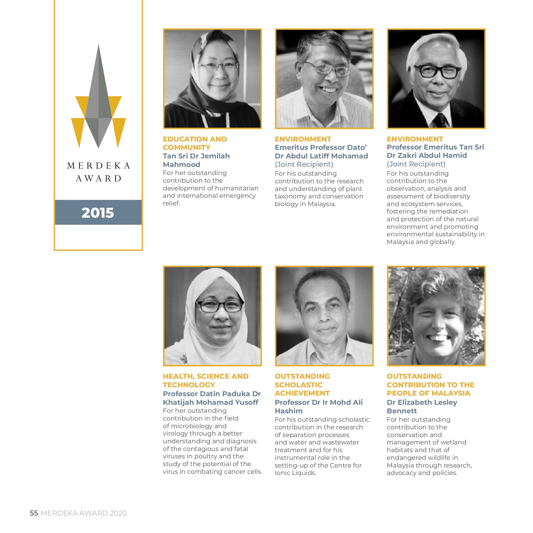 2020 Merdeka Award Commemorative Book - mkhairishah.shaharan - Page 56 ...