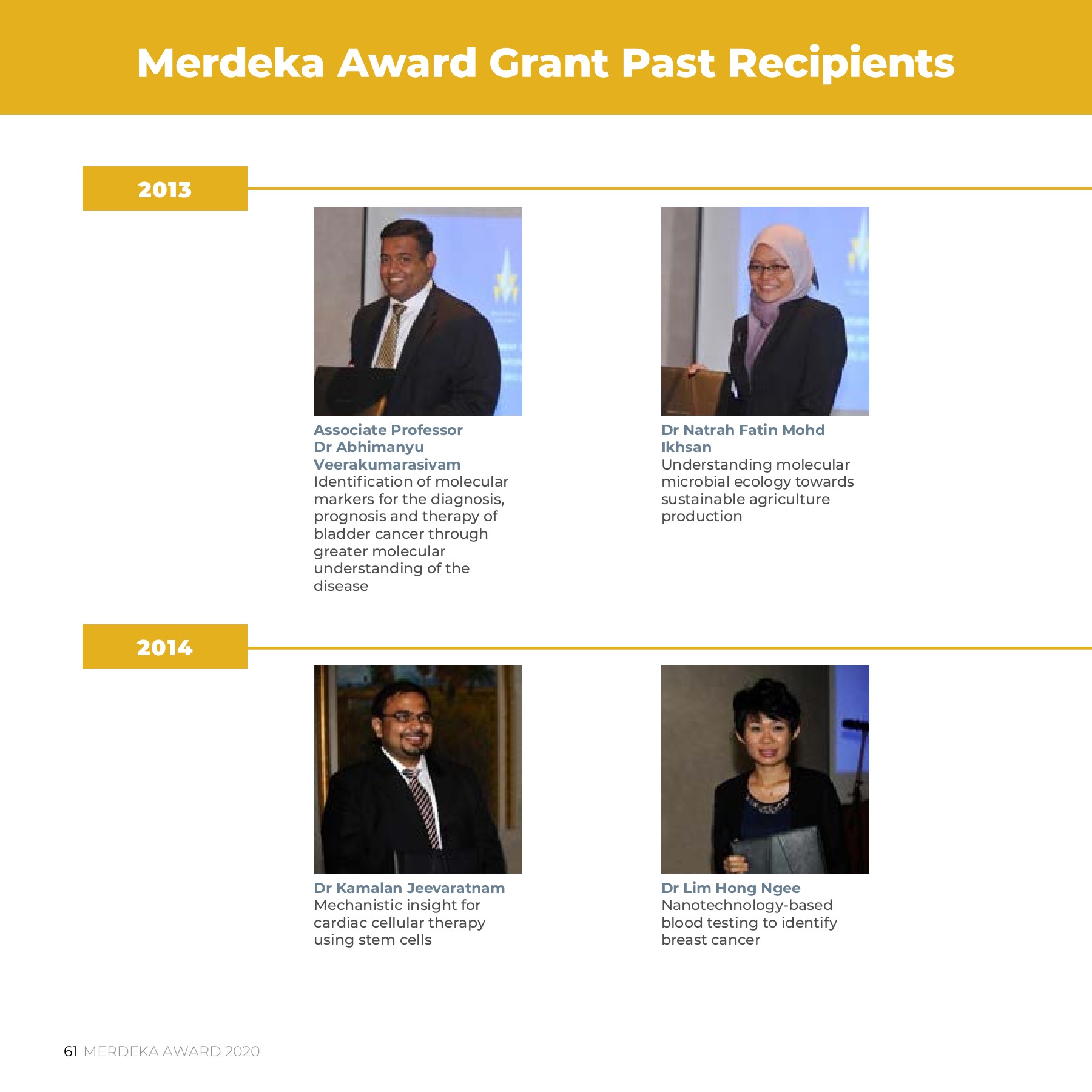 2020 Merdeka Award Commemorative Book - mkhairishah.shaharan - Page 62 ...