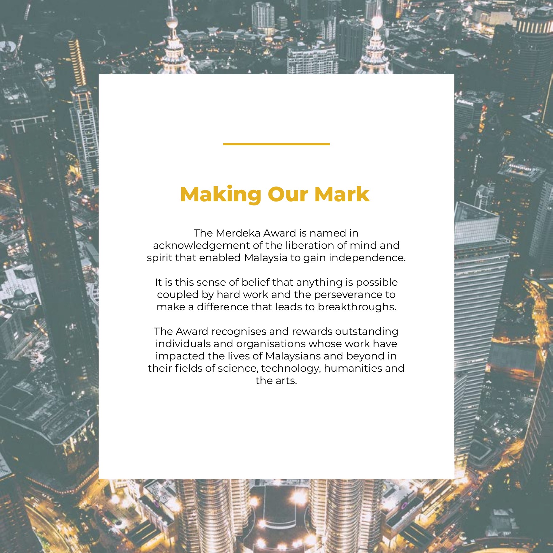 2020 Merdeka Award Commemorative Book - mkhairishah.shaharan - Page 9 ...