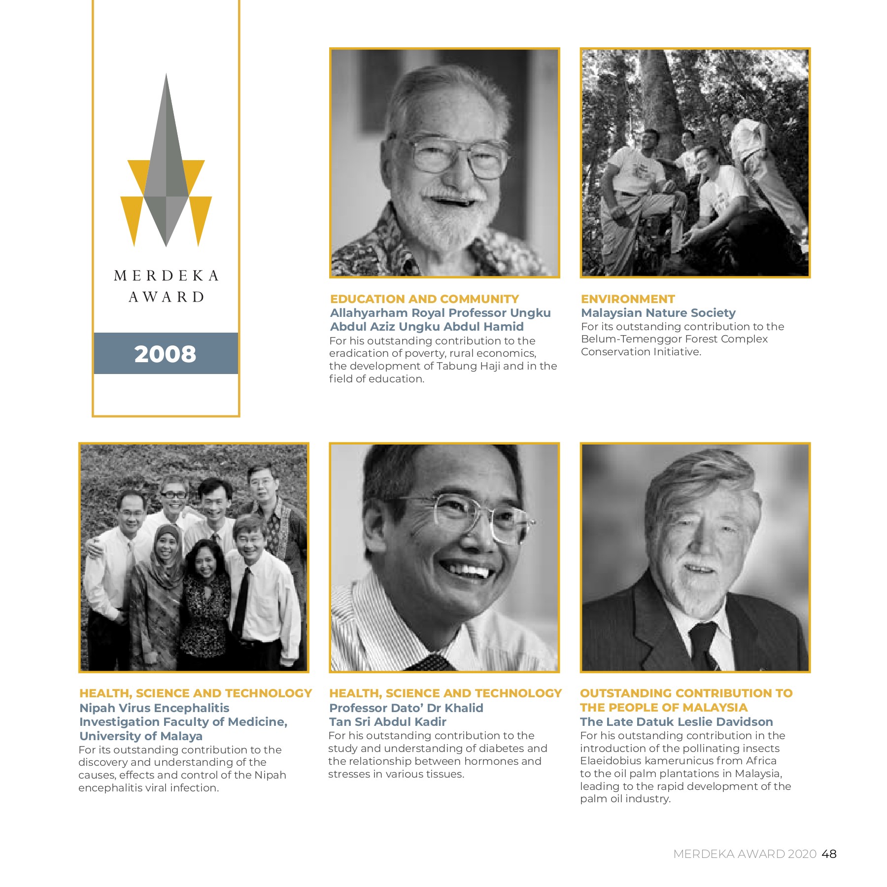 2020 Merdeka Award Commemorative Book - mkhairishah.shaharan - Page 49 ...