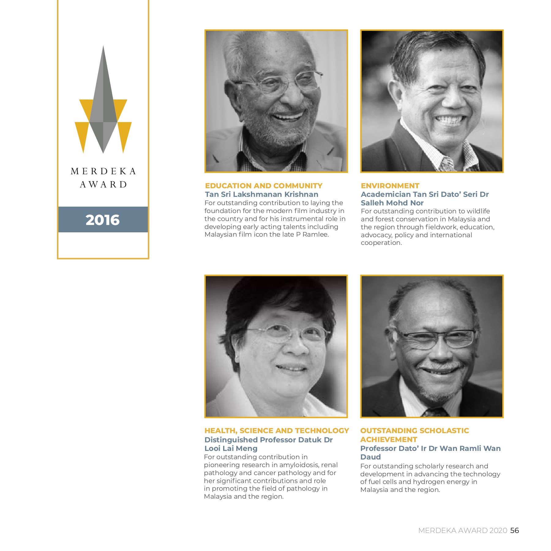 2020 Merdeka Award Commemorative Book - mkhairishah.shaharan - Page 57 ...