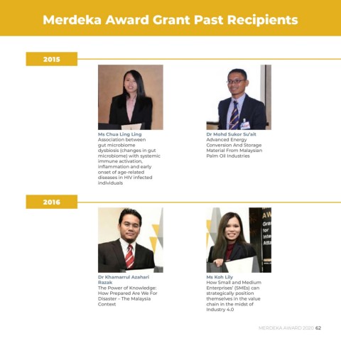 2020 Merdeka Award Commemorative Book - mkhairishah.shaharan - Page 63 ...