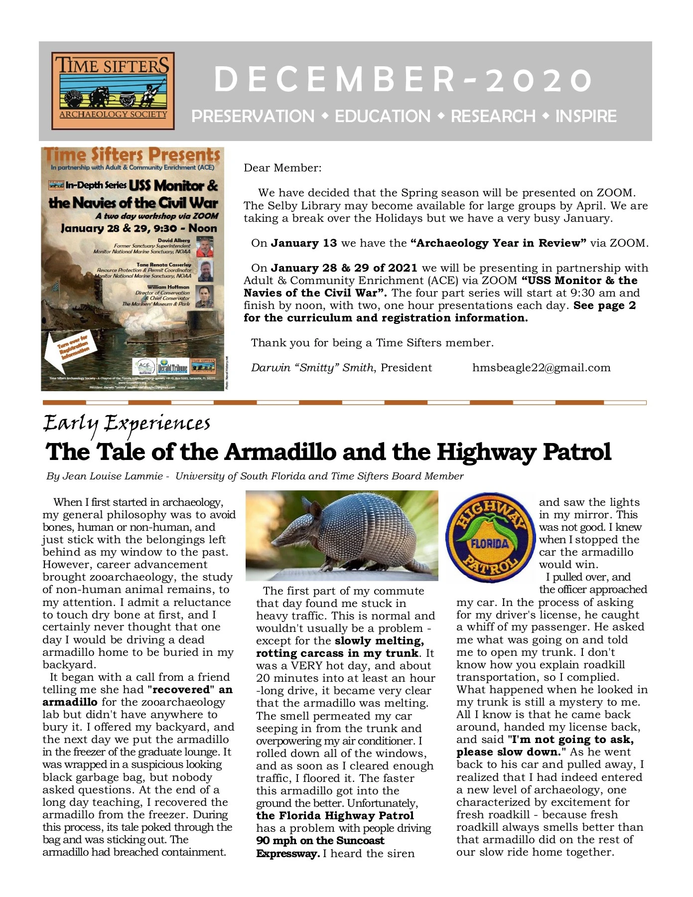 Time Sifters Archaeology Society Newsletter December 2020 - Runjik ...