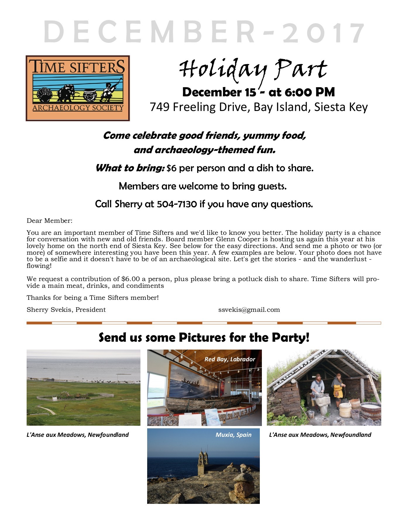 Time Sifters Archaeology Society Newsletter December 2017 - Runjik ...