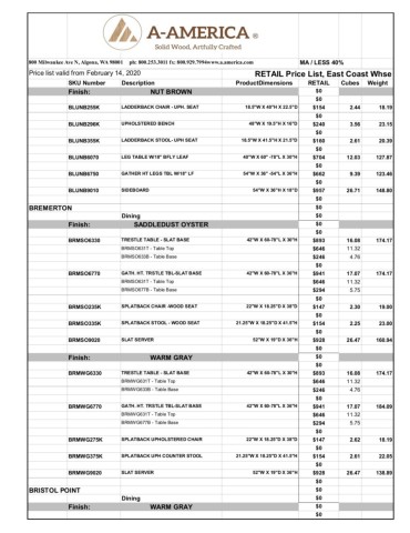 MSRP PRICE LIST - HBJCFURNITURE - Page 4 | Flip PDF Online | PubHTML5