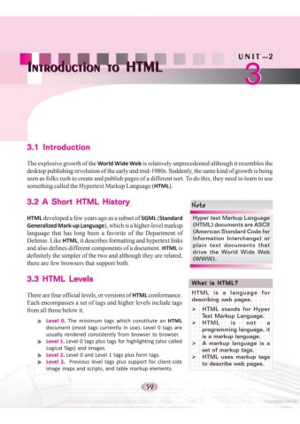 CLASS 10 COMPUTER APPLICATION CHAPTER 3 INTRODUCTOIN OF HTML ...