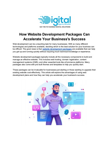How Website Development Packages Can Accelerate Your Business's Success (1)