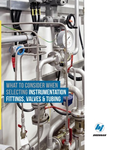What to Consider When Selecting Instrumentation Fittings, Valves & Tubing