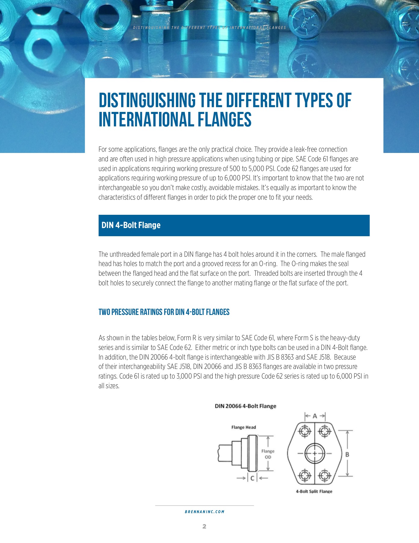 Distinguishing the Different Types of International Flanges - Brennan ...