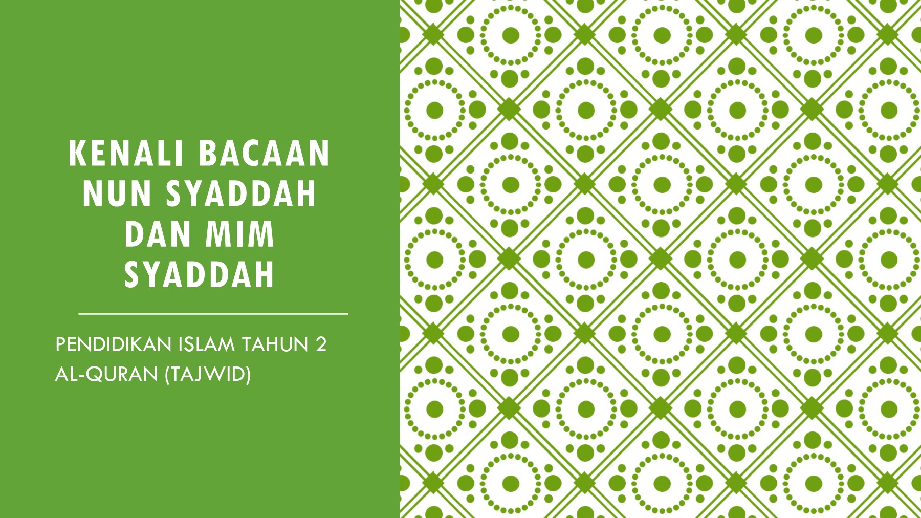 nun sabdu mim sabdu tajwid T2 - Nurul Atikah Idris - Muka Surat 1 - 7 ...