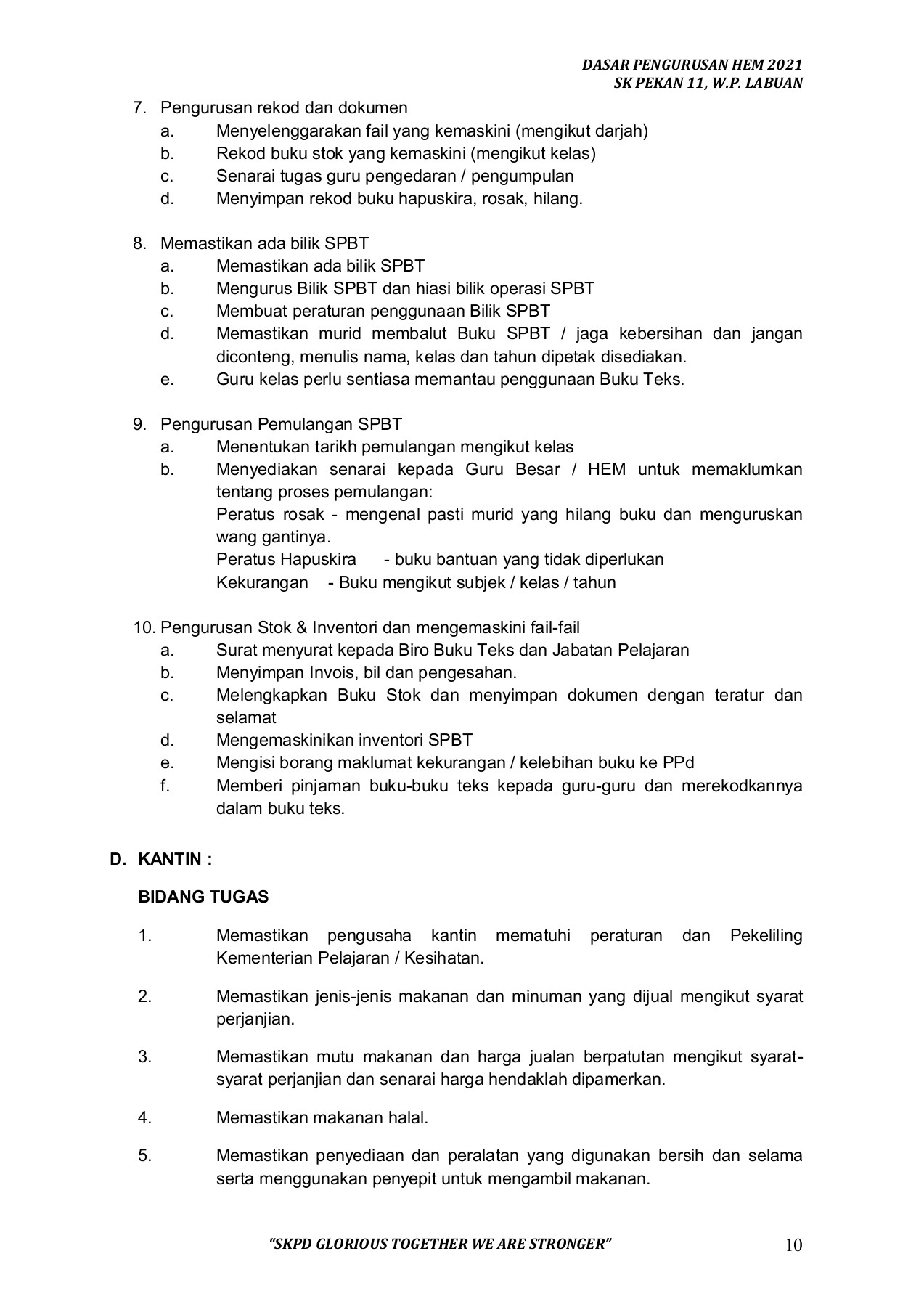 Pengurusan Hal Ehwal Murid 2021 - Nurul Atikah Idris - Muka Surat 10 | Membalik PDF Dalam talian ...