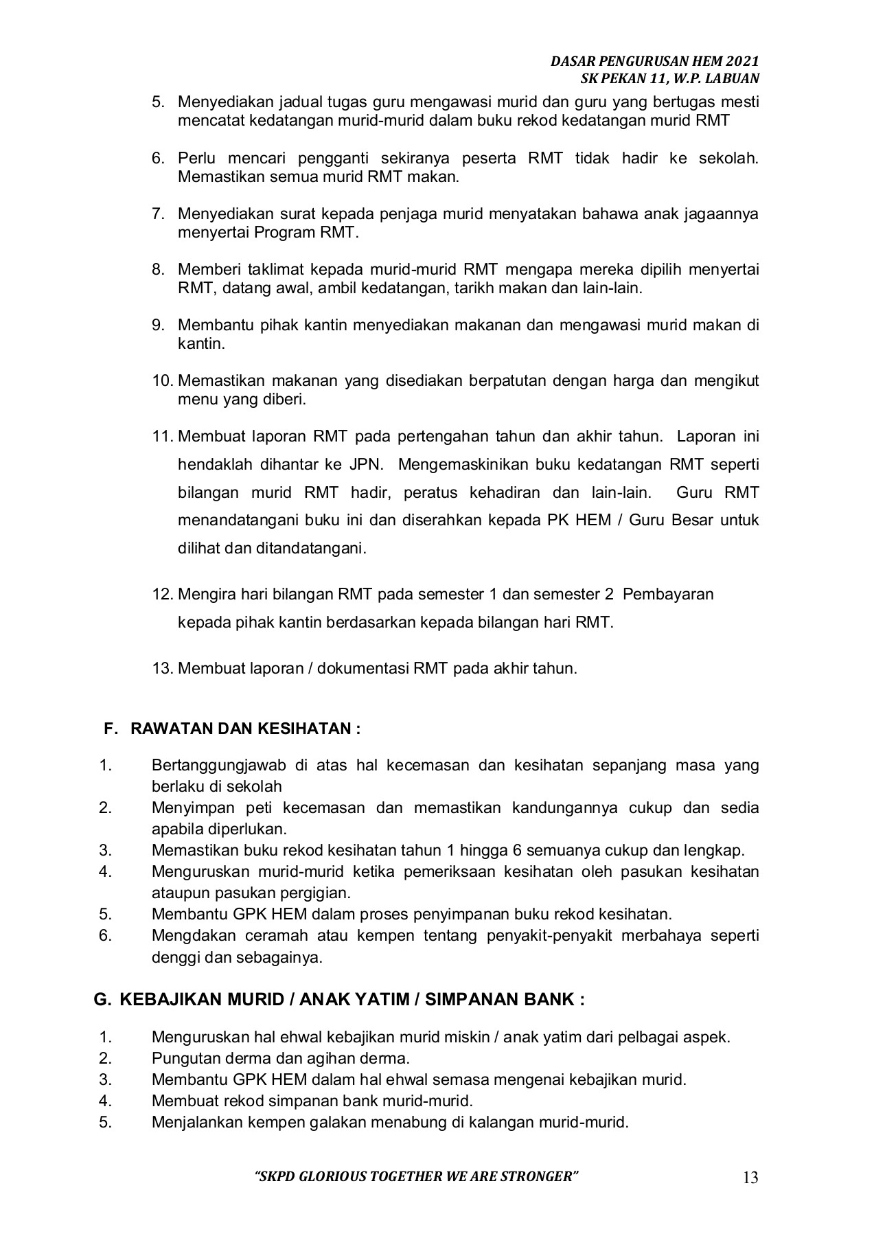 Pengurusan Hal Ehwal Murid 2021 - Nurul Atikah Idris - Muka Surat 13 | Membalik PDF Dalam talian ...