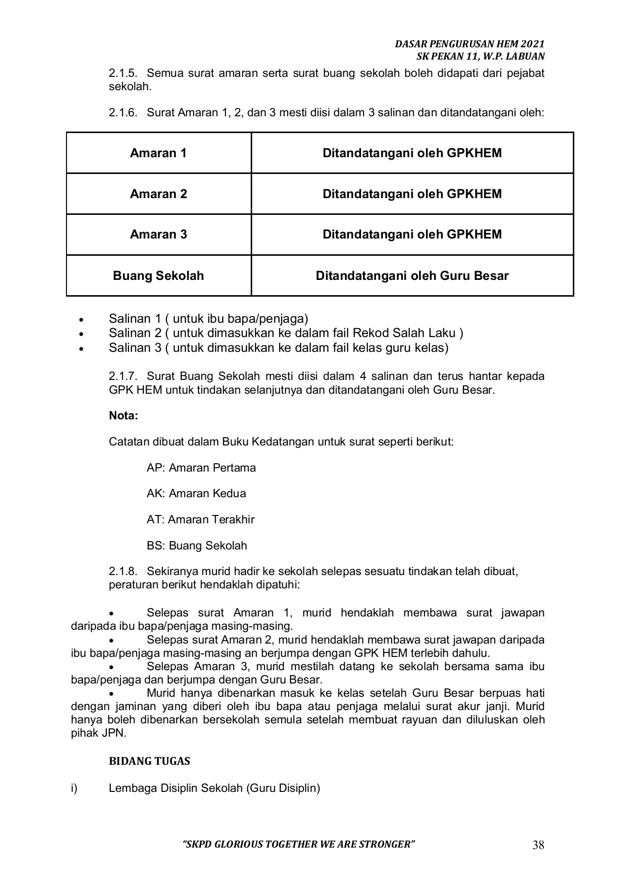 Pengurusan Hal Ehwal Murid 2021 - Nurul Atikah Idris - Muka Surat 38 | Membalik PDF Dalam talian ...