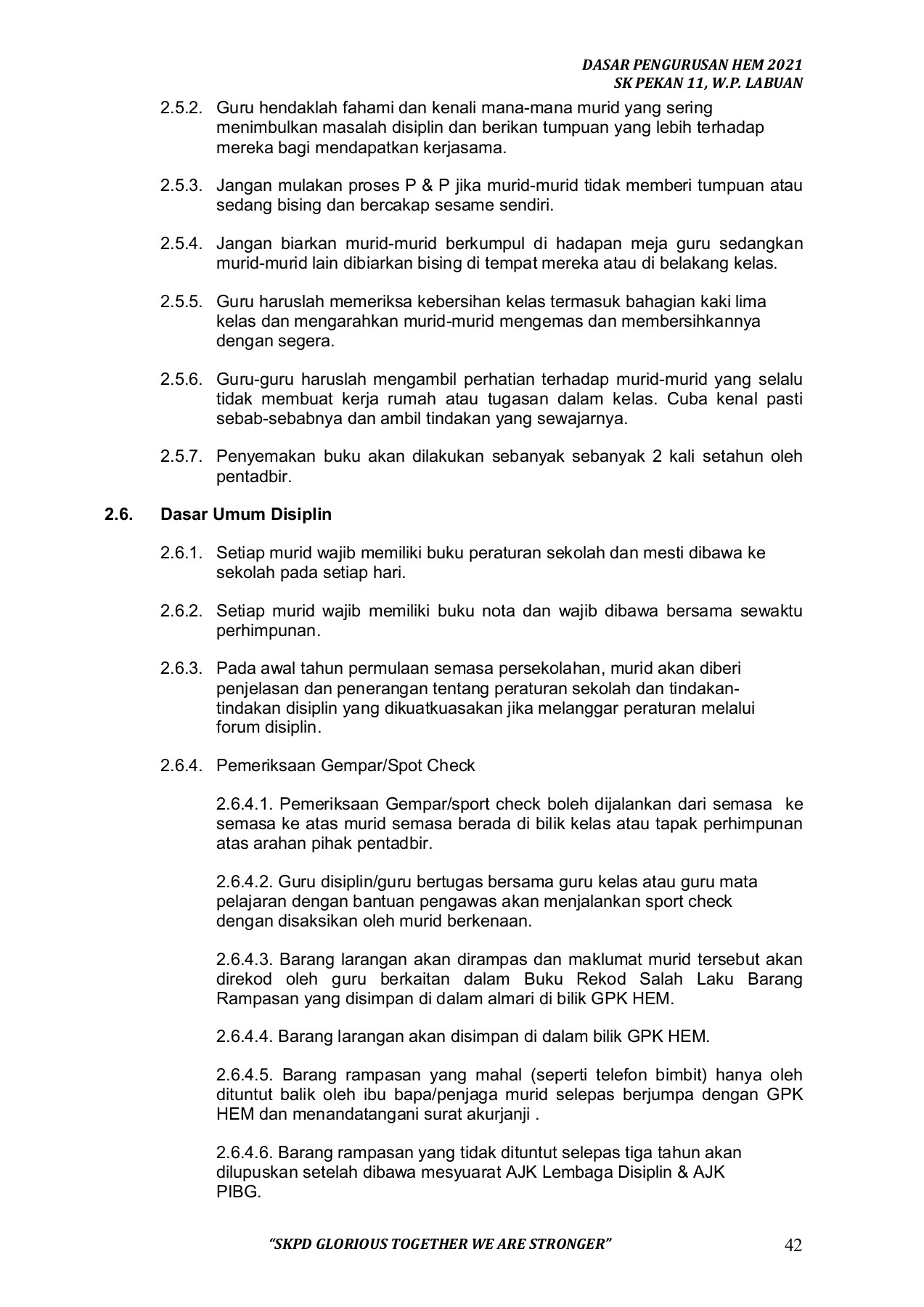 Pengurusan Hal Ehwal Murid 2021 - Nurul Atikah Idris - Muka Surat 42 | Membalik PDF Dalam talian ...