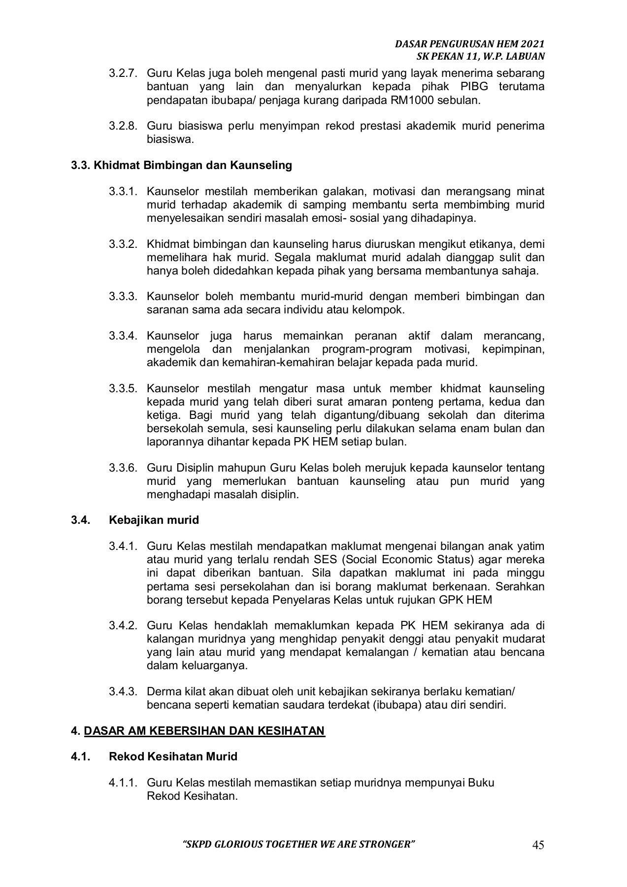 Pengurusan Hal Ehwal Murid 2021 - Nurul Atikah Idris - Muka Surat 45 | Membalik PDF Dalam talian ...
