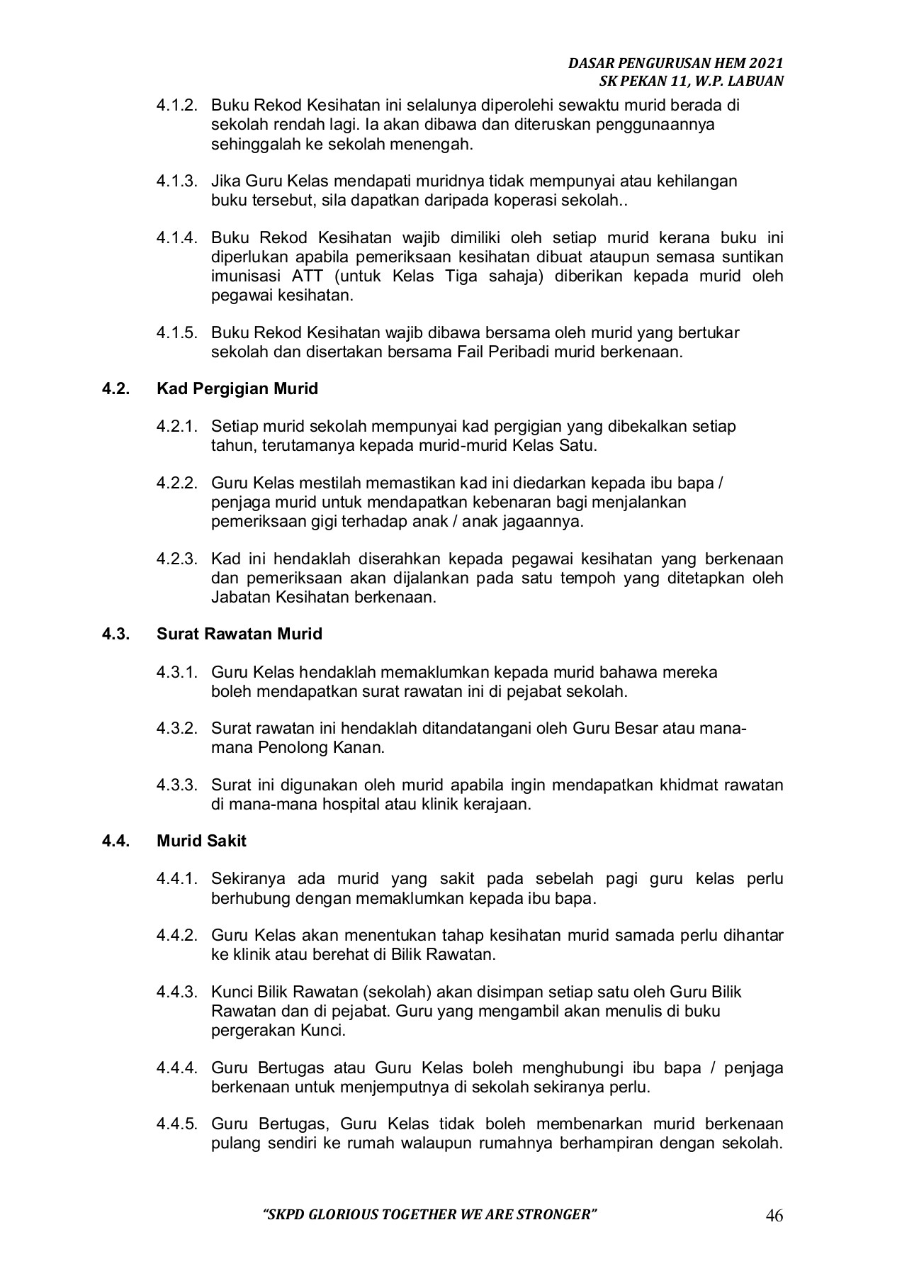 Pengurusan Hal Ehwal Murid 2021 - Nurul Atikah Idris - Muka Surat 46 | Membalik PDF Dalam talian ...