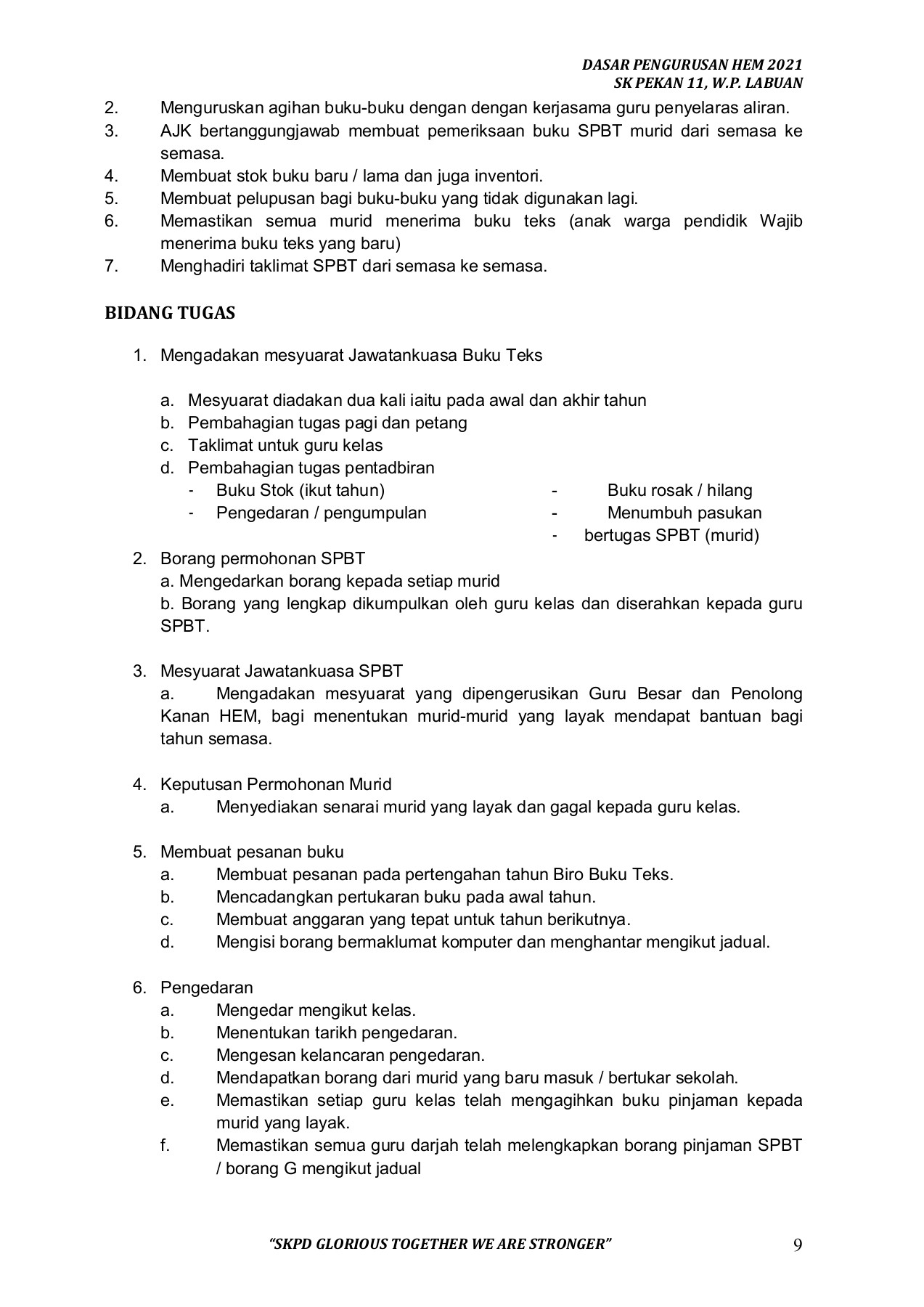 Pengurusan Hal Ehwal Murid 2021 - Nurul Atikah Idris - Muka Surat 9 | Membalik PDF Dalam talian ...