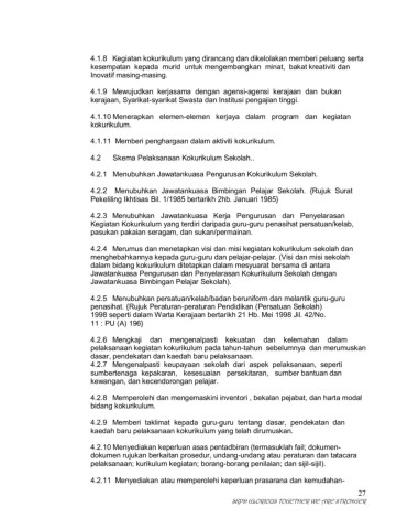 Dasar Pengurusan Kokurikulum 2021 - Nurul Atikah Idris - Muka Surat 27 | Membalik PDF Dalam ...