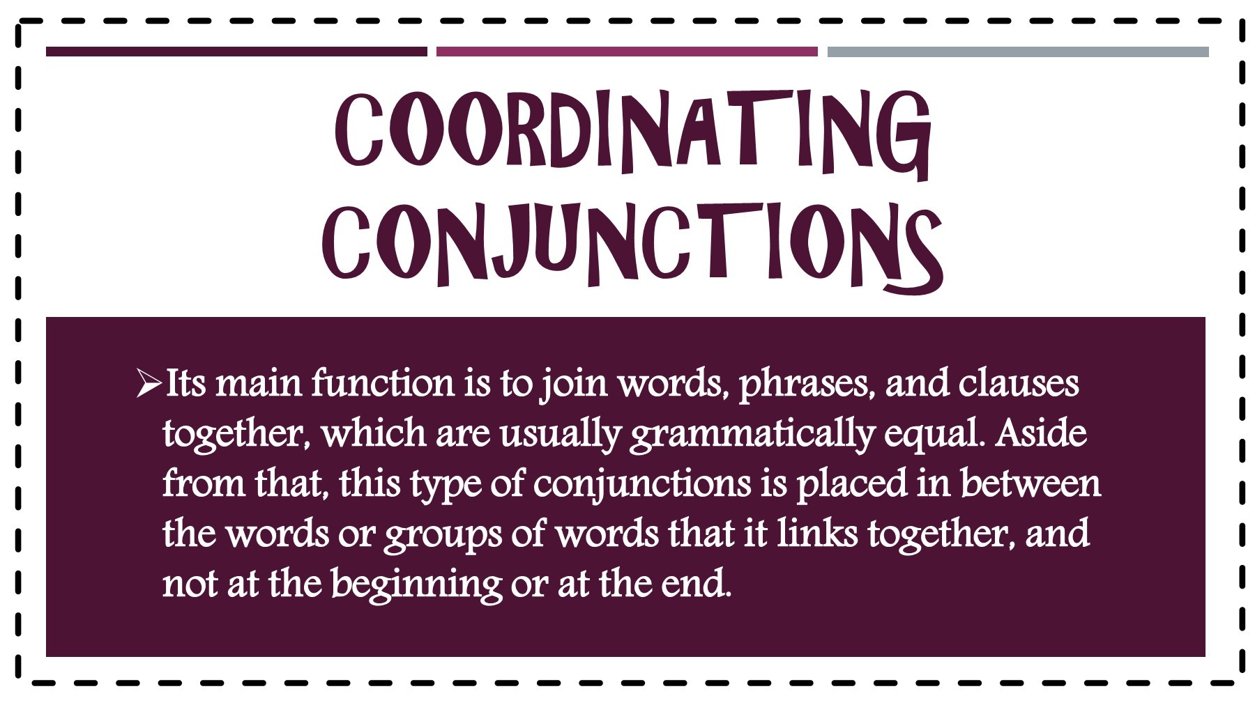COORDINATING CONJUNCTIONS - marinelle.gomez - Page 1 - 8 | Flip PDF ...