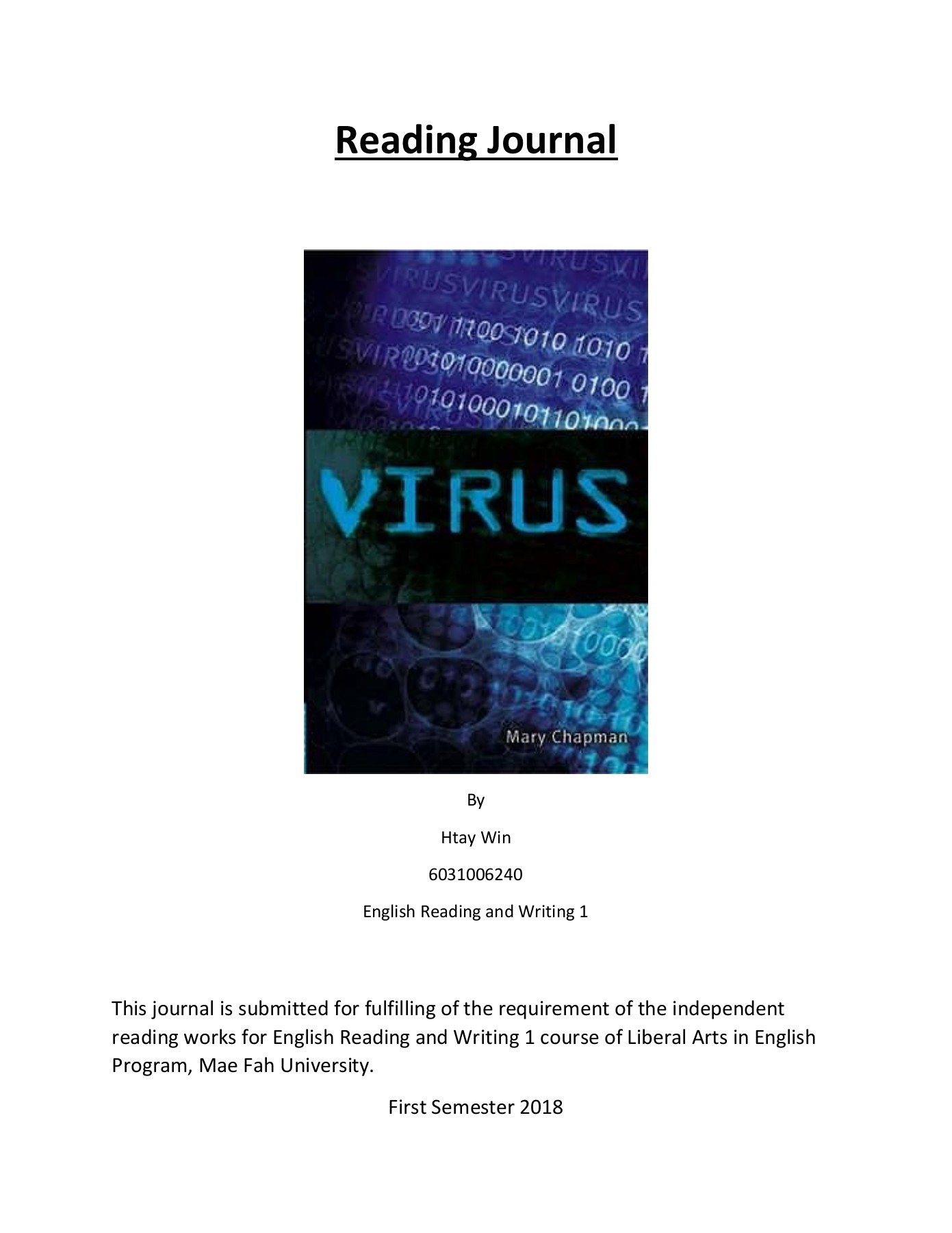 Virus - Htay Win - Page 1 | Flip PDF Online | PubHTML5