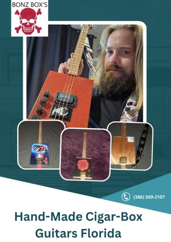 Custom Made Musical Instruments Guitars - Bonz Box's