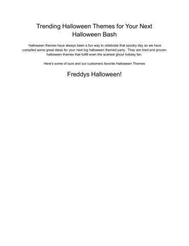 Trending Halloween Themes for Your Next Halloween Bash