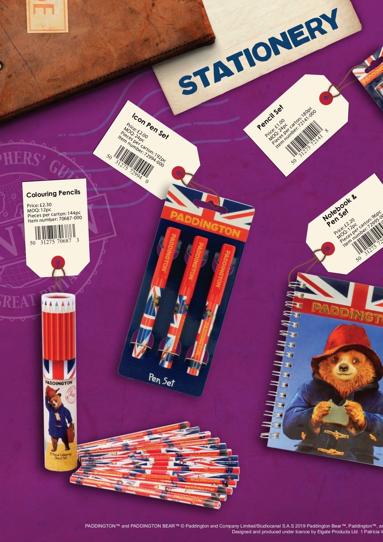 Elgate Products Paddington Bear Catalogue - Elgate Products Ltd. - Page ...