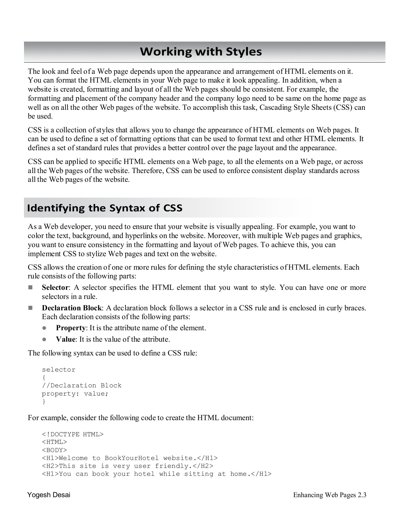 HTML5_notes - yogesh_823 - Page 1 | Flip PDF Online | PubHTML5