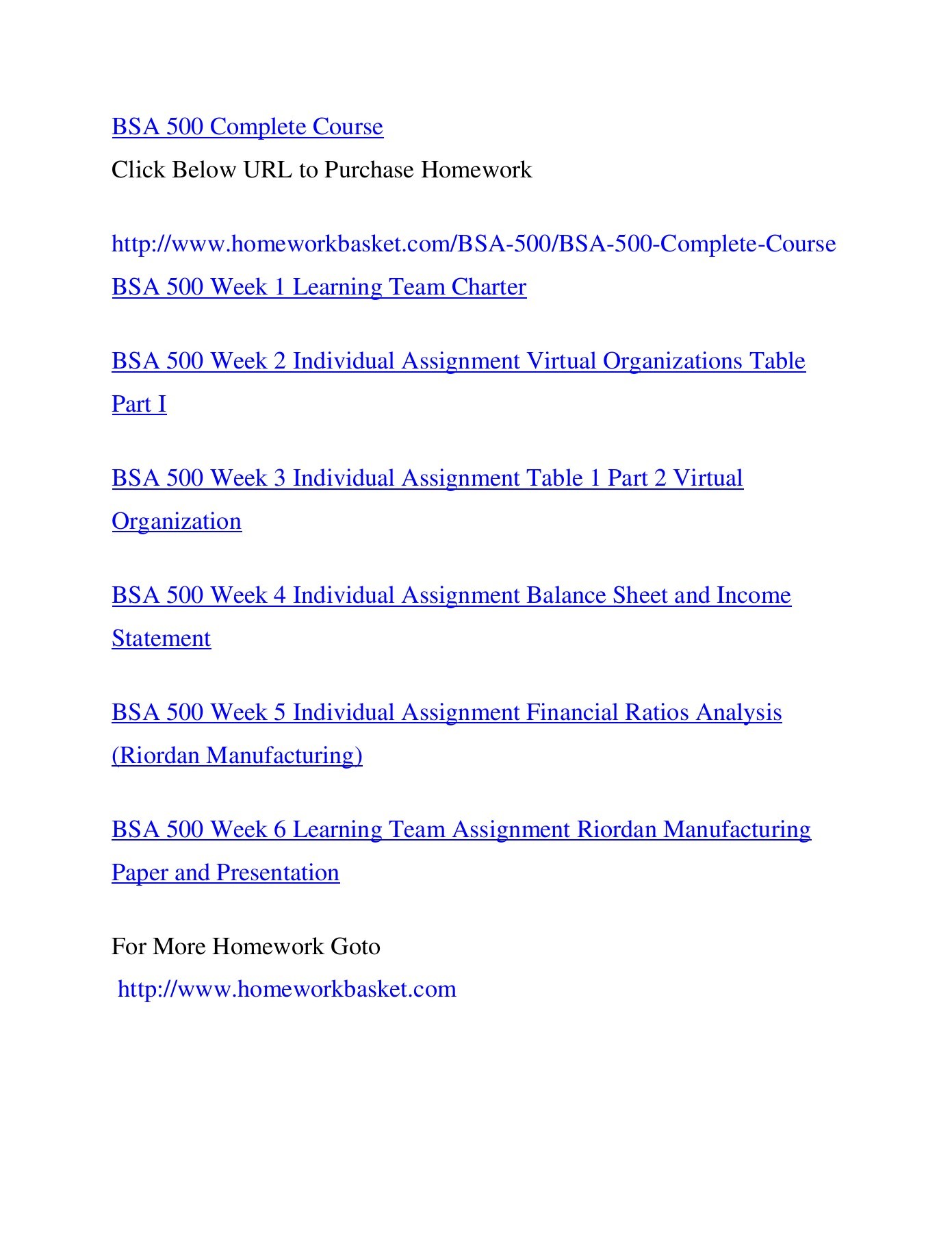BSA 500 Complete Course - robertbt304 - Page 1 - 1 | Flip PDF Online ...