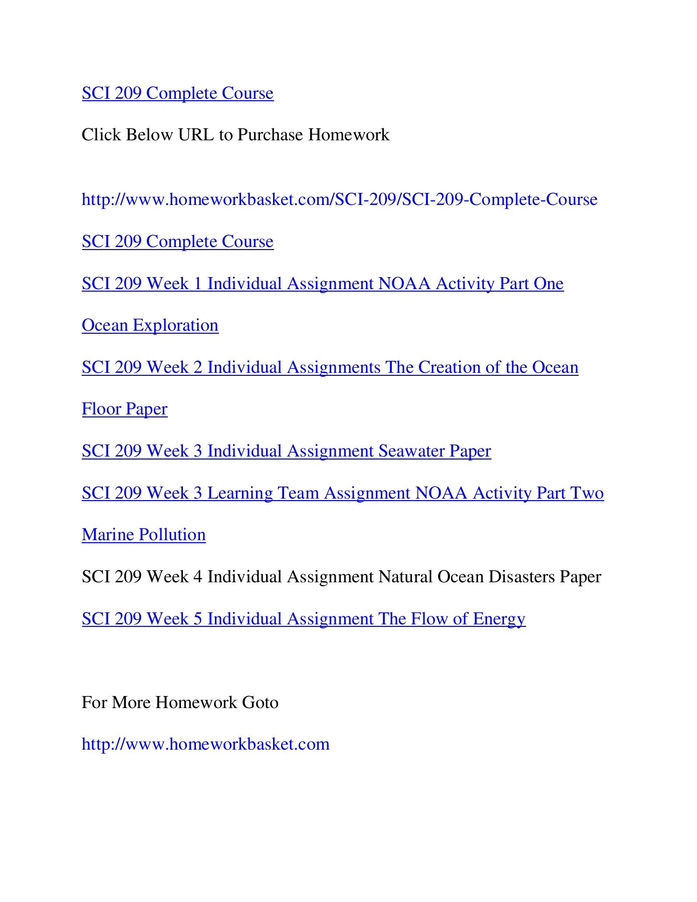 SCI 209 Complete Course - robertbt304 - Page 1 - 2 | Flip PDF Online | PubHTML5