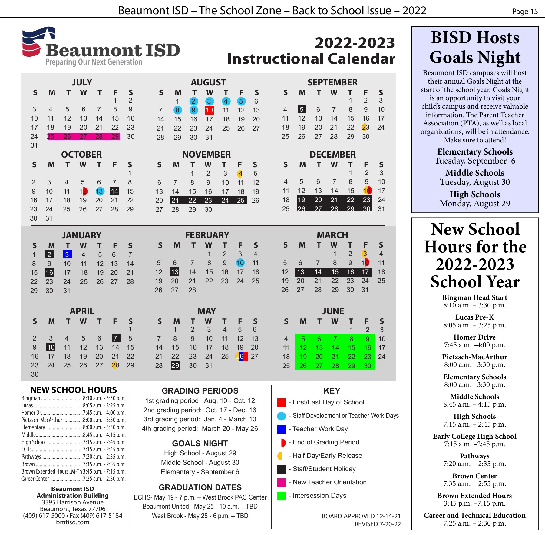 BISD School Zone Back to School 2022 - tmadden - Page 15 | Flip PDF ...