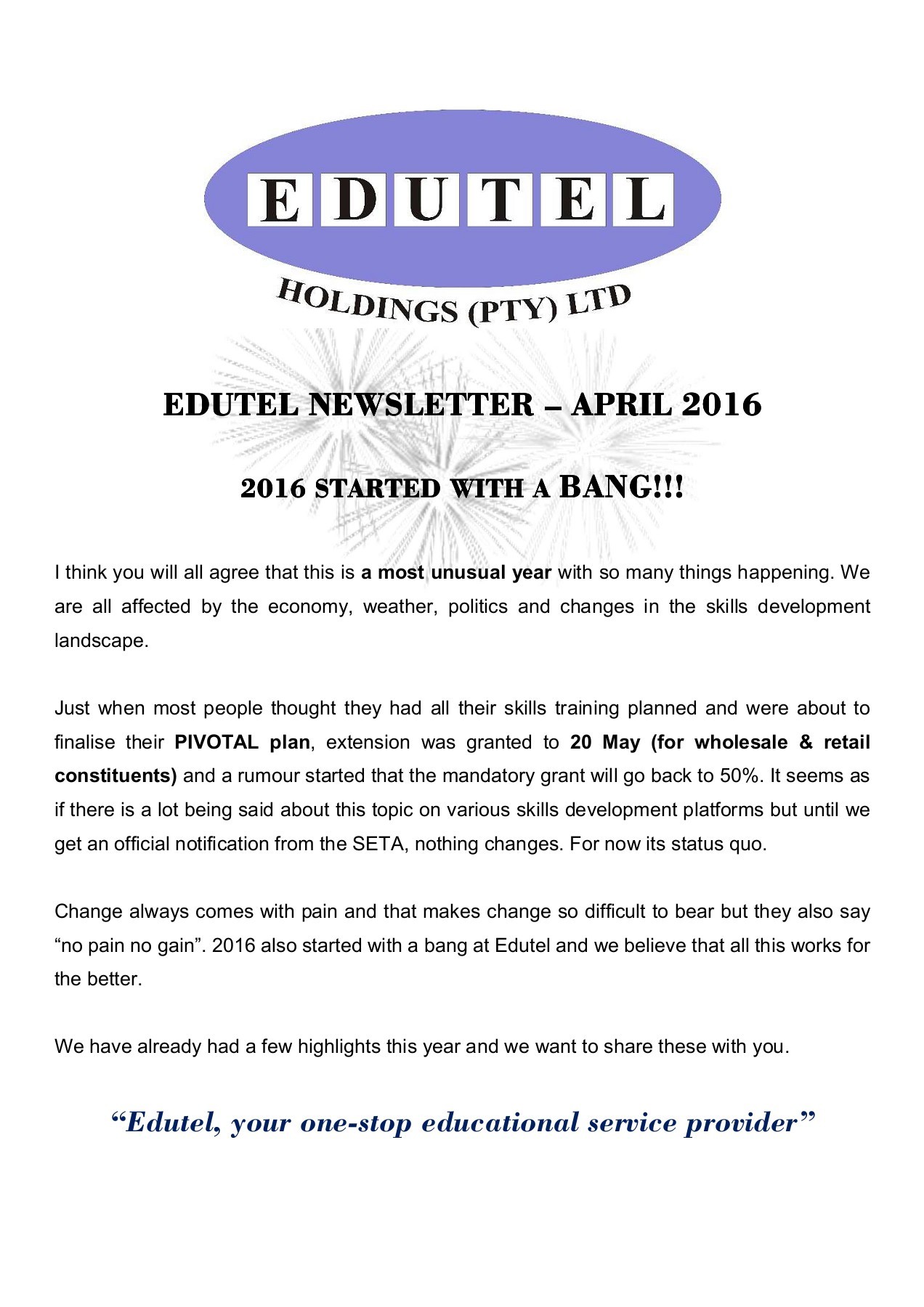 Edutel Newsletter - marketing - Page 1 - 10 | Flip PDF Online | PubHTML5