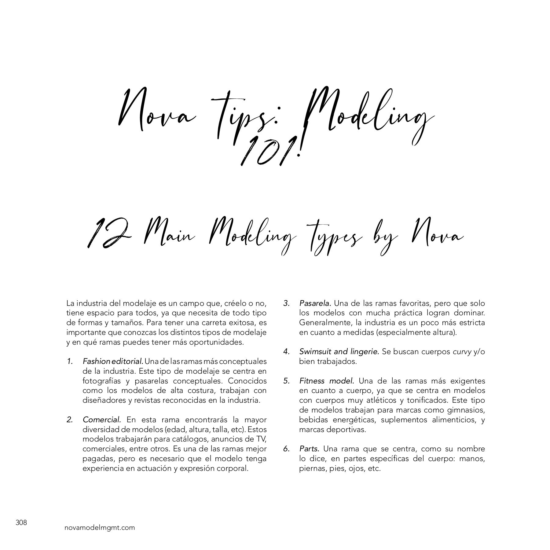 NOVA MODEL MANAGEMENT A YEAR IN PRODUCTIONS BOOK 2020 2021 ...