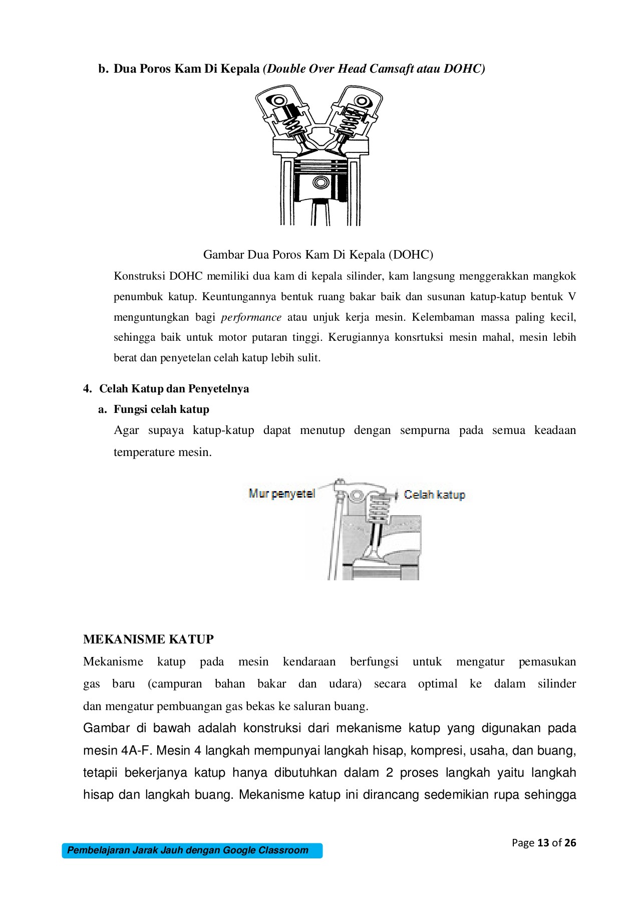 PMKR Materi KD 3.1 Menerapkan cara perawatan sistem utama Engine dan ...