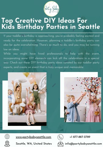 Unforgettable Kids’ Birthday Parties in Seattle with Party Baby Baby