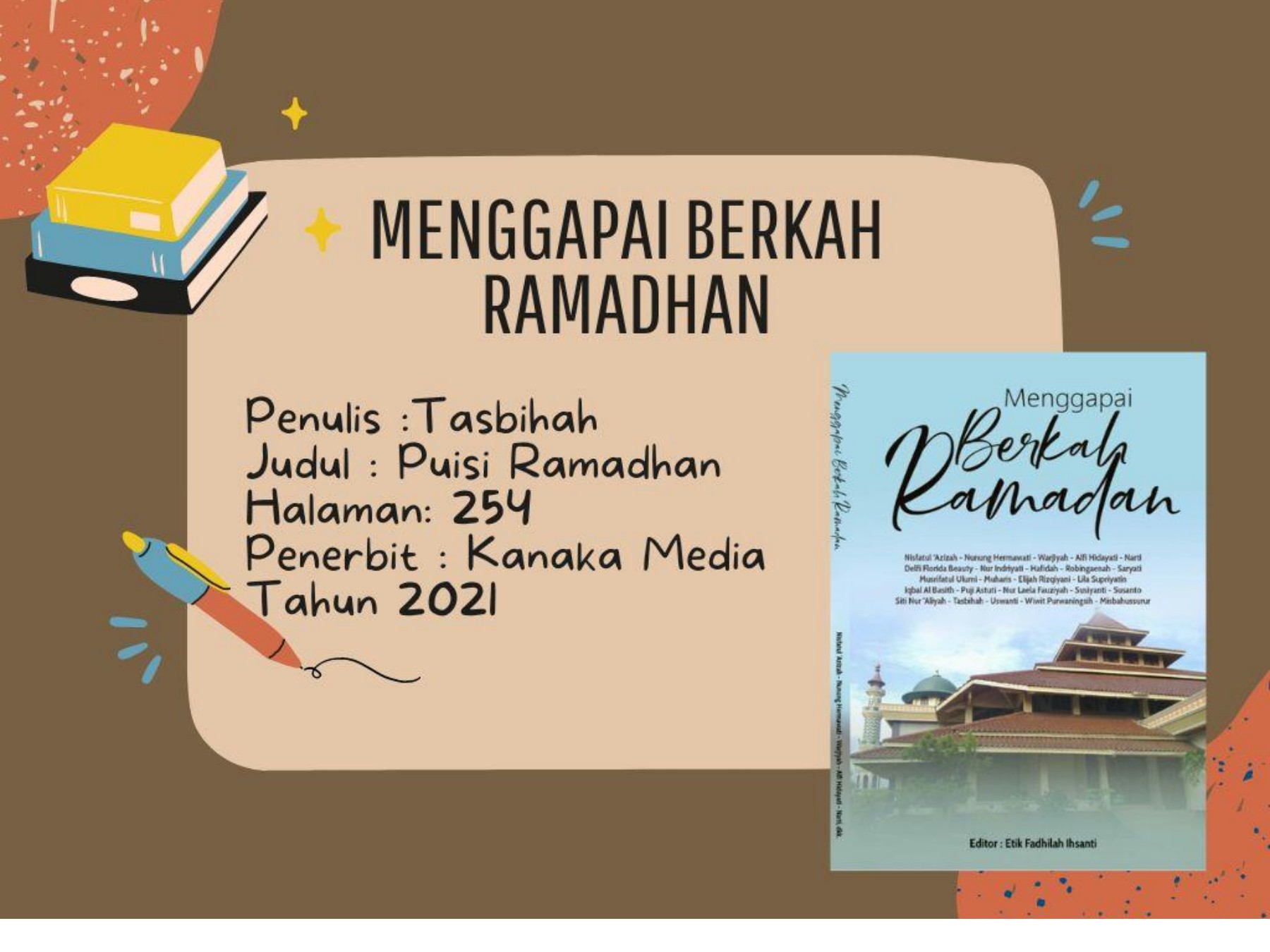 PENULIS BUKU - Tasbihah - Halaman 24 | PDF Online | PubHTML5
