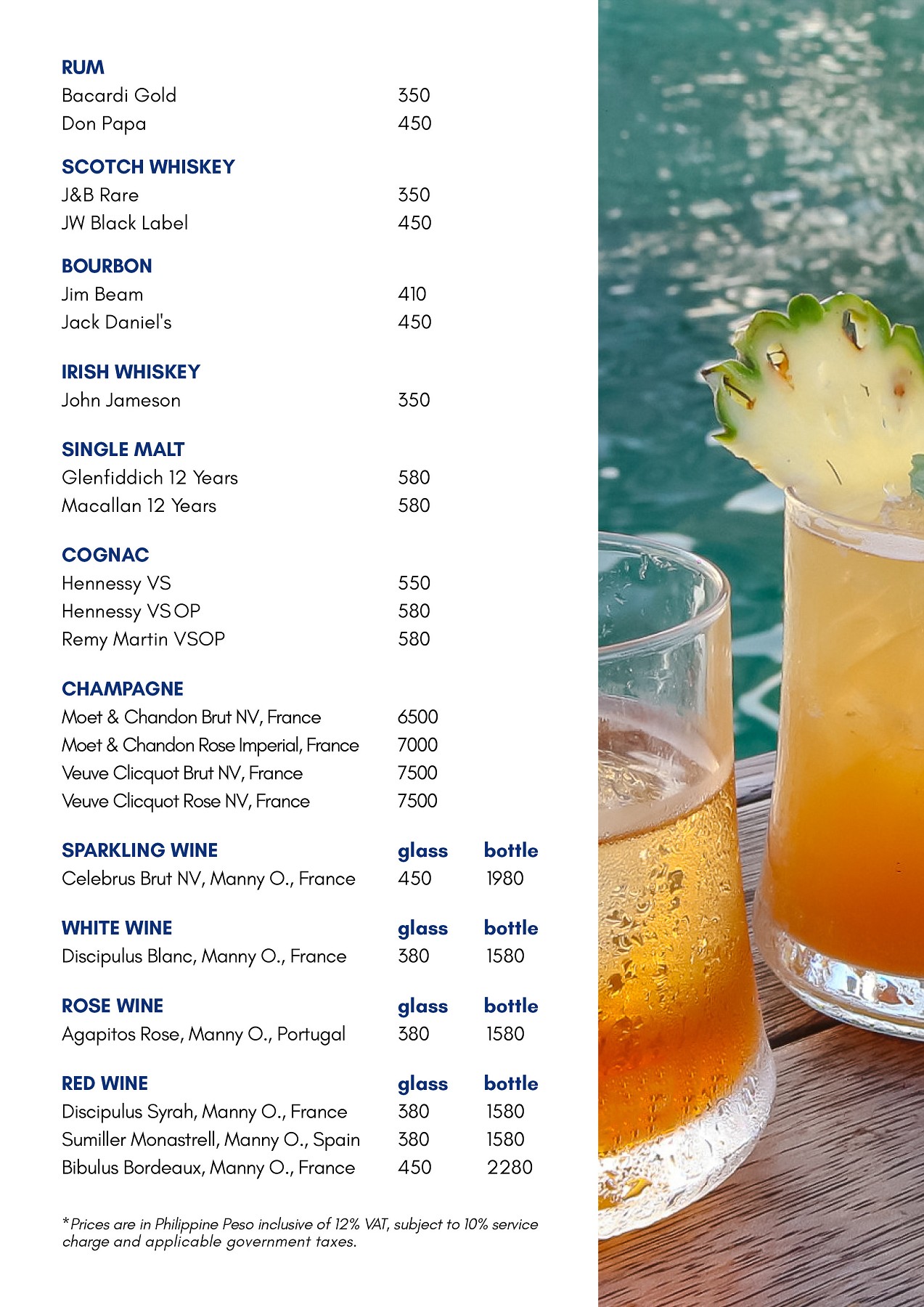 Ibiza Beach Club | Beverage Menu - Mövenpick Hotel Mactan Island Cebu ...