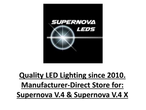 Supernova LEDs V.4 & Supernova V.4 X YouTube