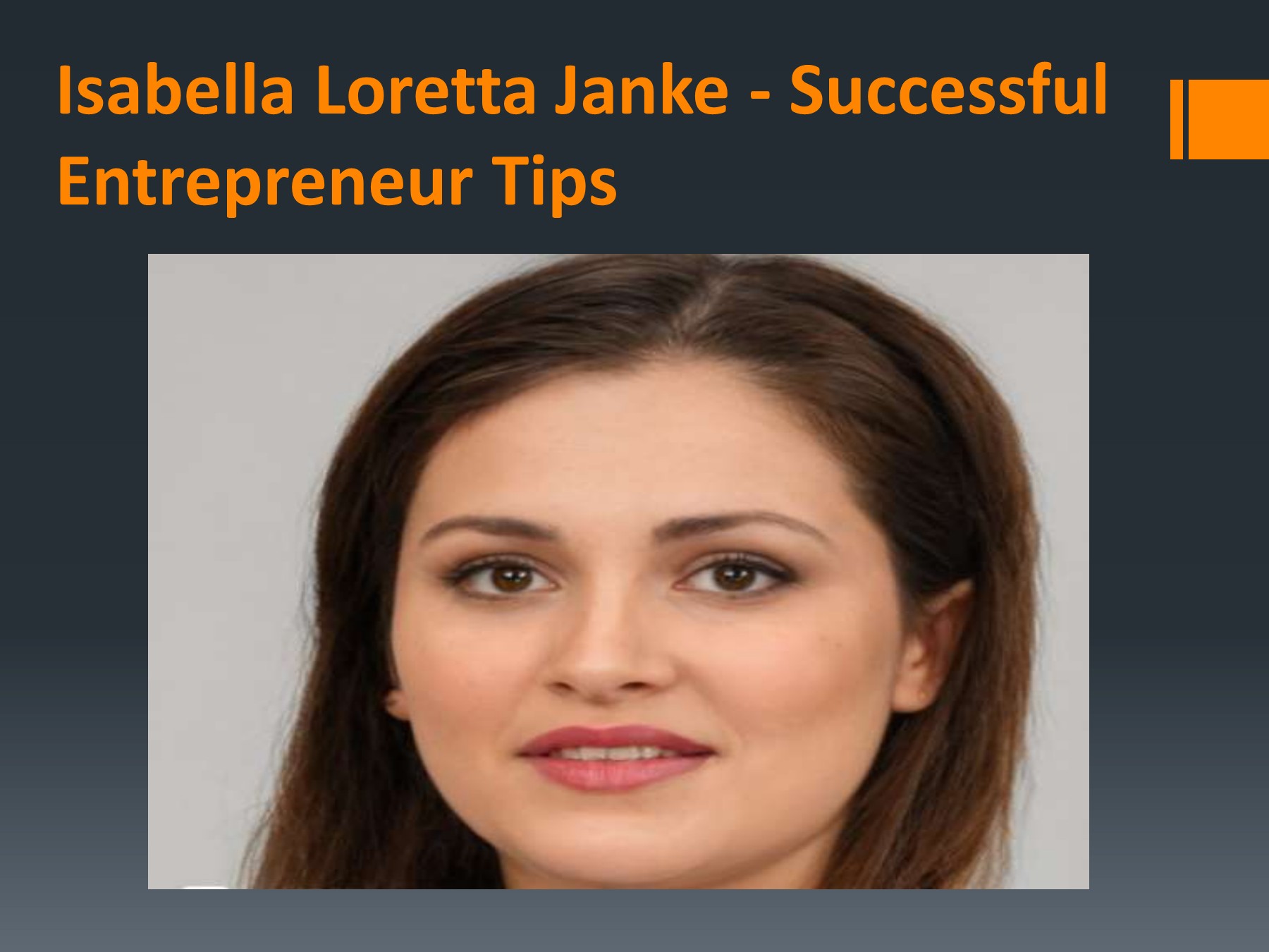 Isabella Loretta Janke - Successful Entrepreneur Tips - Isabella Janke ...