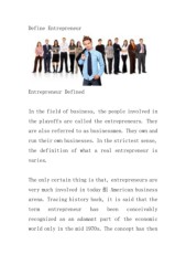 Define Entrepreneur - dixie - Page 1 - 6 | Flip PDF Online | PubHTML5