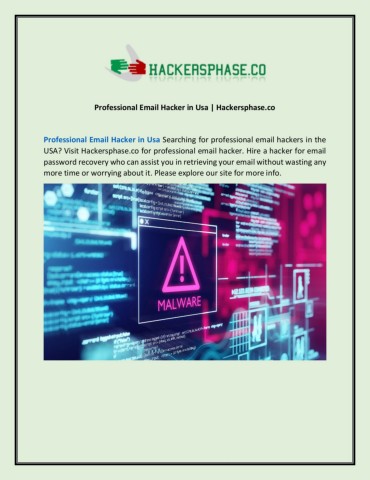 Professional Email Hacker in Usa Hackersphase.co